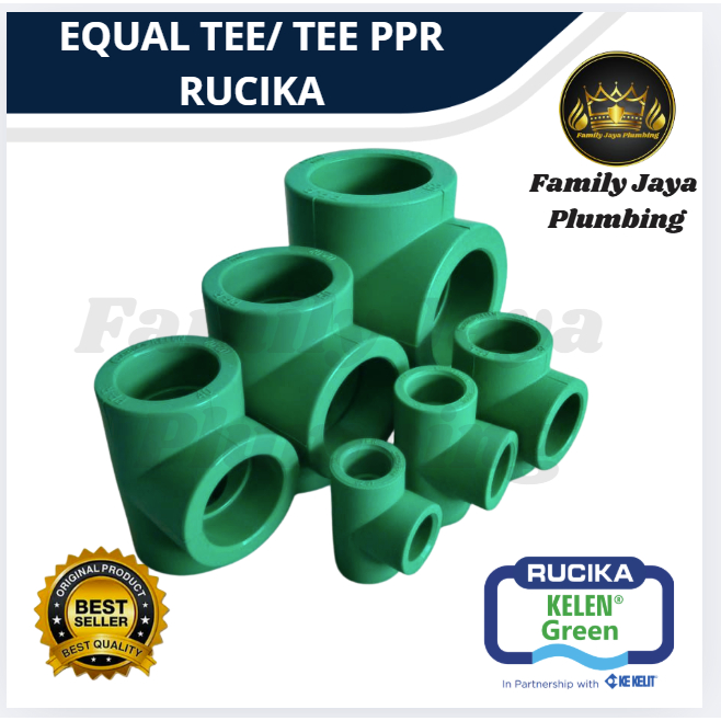 Jual EQUAL TEE/ TEE POLOS UKURAN (20mm) 1/2" Inch DAN (25mm) 3/4" Inch ...