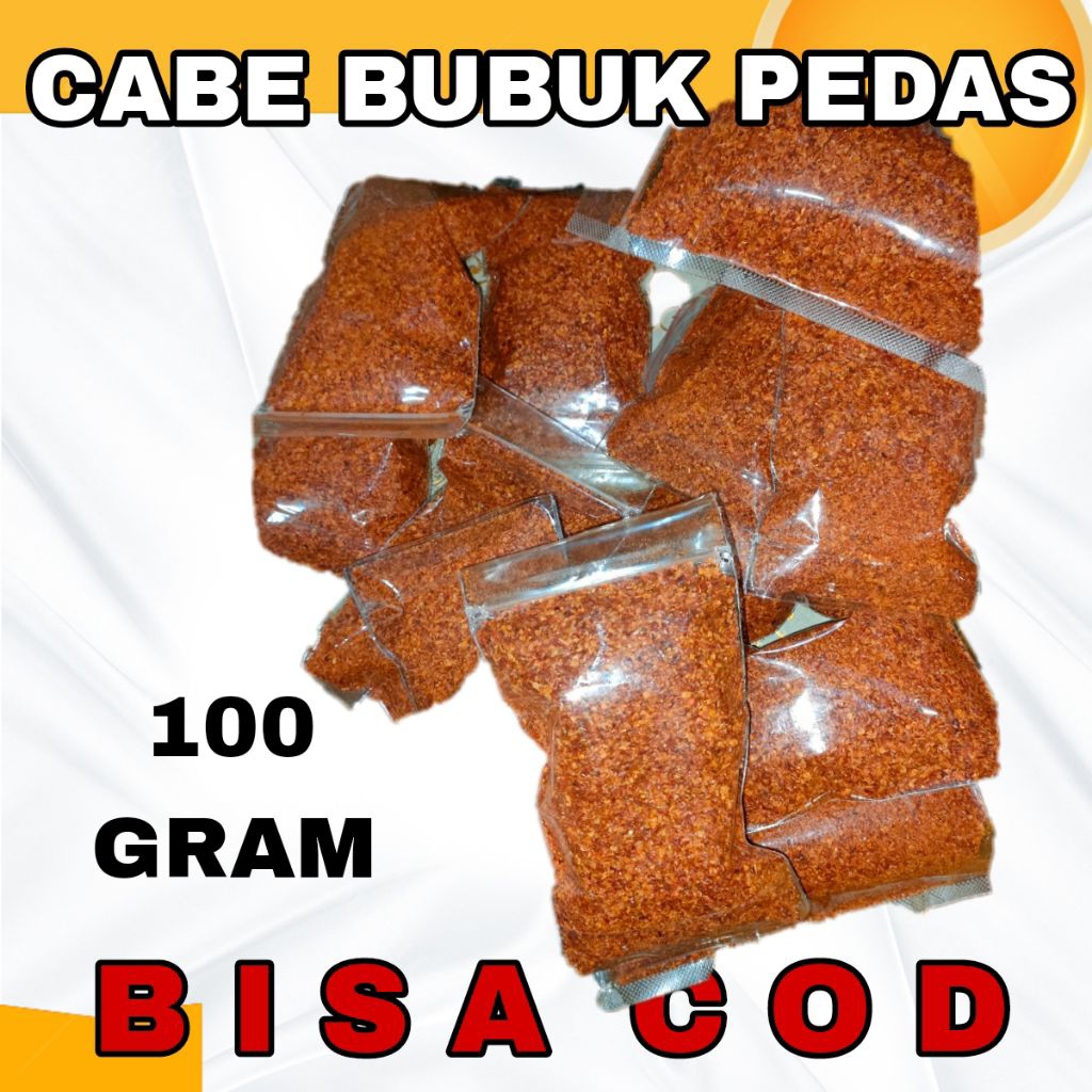 Jual 100 GRAM CABE BUBUK GILING / CABE HOT JELETOT PEDAS CABE GILING ...