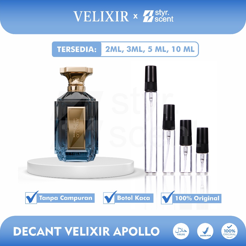 Jual [ Decant ] Parfum Velixir Apollo | 100% Original | Travel Size 2ml ...