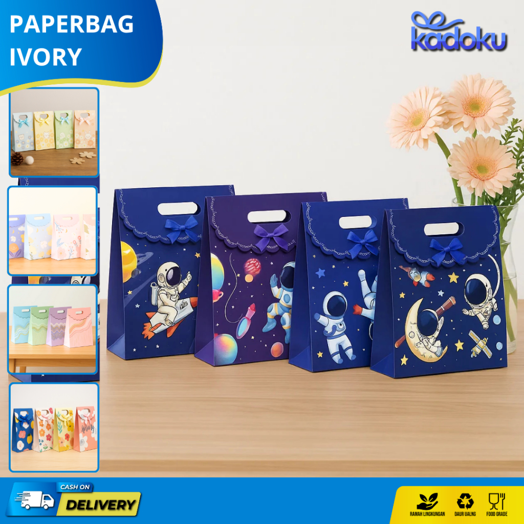 Jual Paper Bag Kado / Goodie bag Hampers / Tas Kado / Tas Hadiah / Tas ...