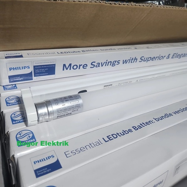 Jual Philips TL LED 16 Watt Set BN015C Lampu Neon T8 16W 16Watt 16 W 120 Cm - Putih6500K ...