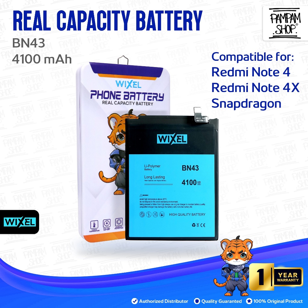 Jual WIXEL ORIGINAL Baterai XiaoMi BN43 Redmi Note 4 4X Snapdragon Real ...