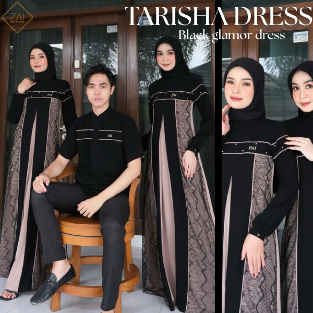 Jual Tarisha dress Original zai muslim wear | Shopee Indonesia