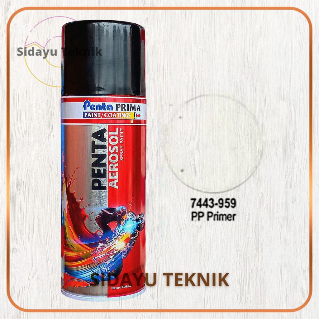 Jual Cat Pilox Penta Aerosol Spray Paint PP Primer 959 400ml | Shopee ...