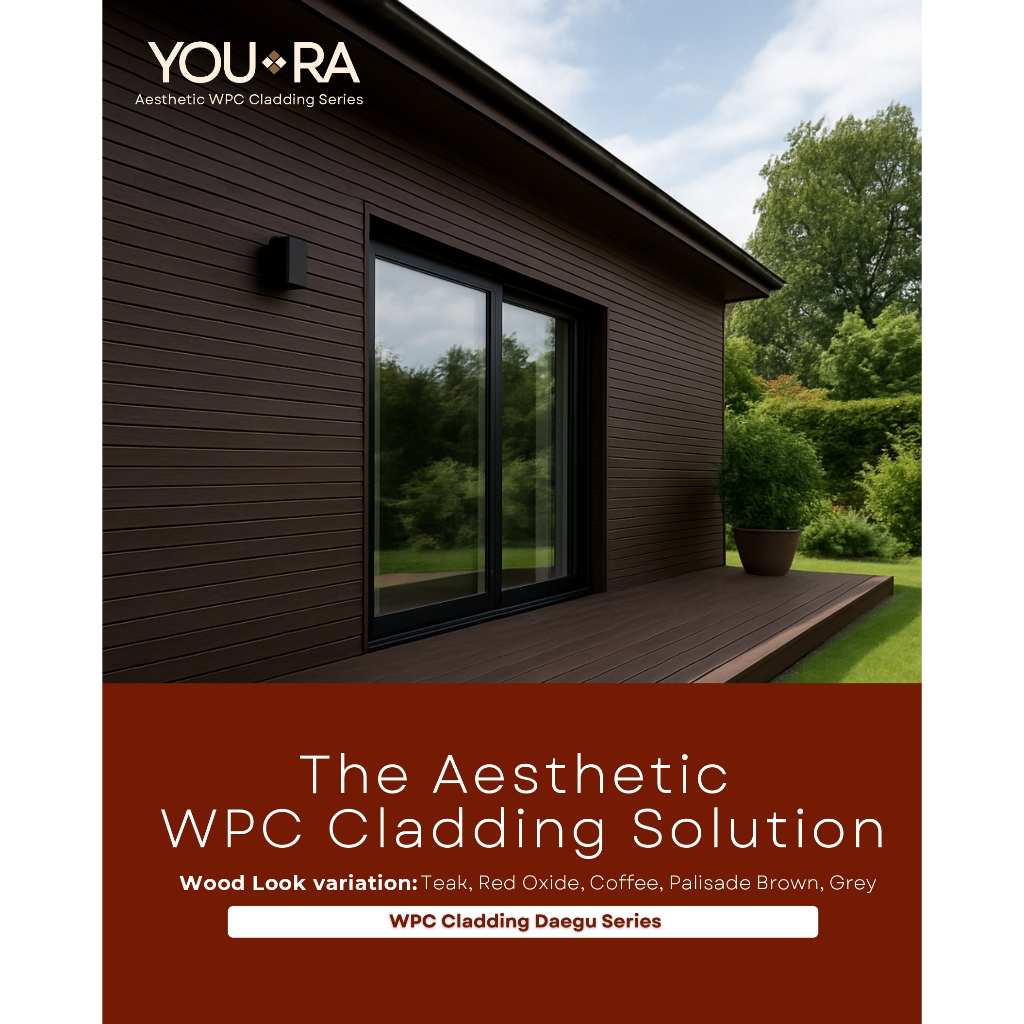 Jual YOURA Cladding WPC Outdoor / Laiv Wall Cladding ukuran 21,9 cm x ...
