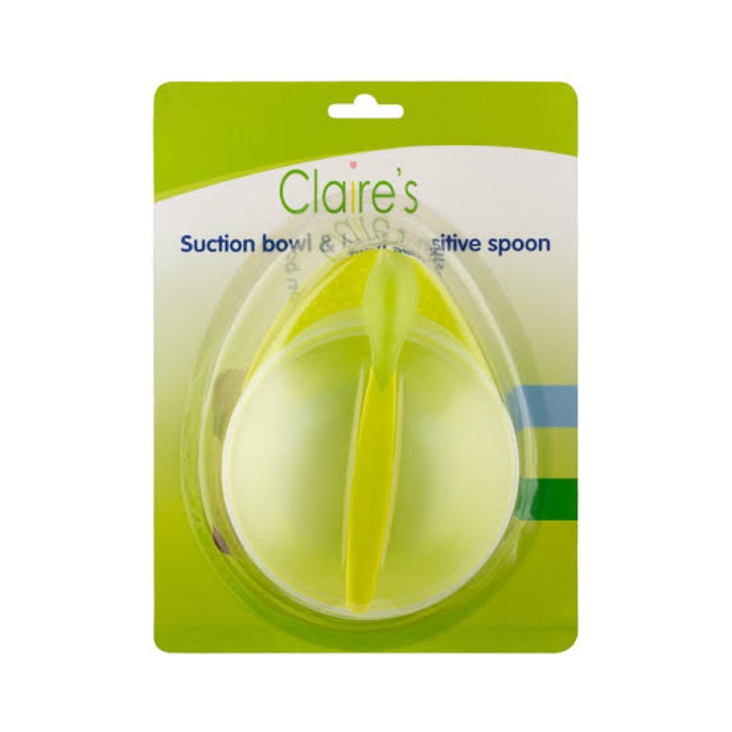 Jual CLAIRE’S SUCTION BOWL & HEAT SENSITIVE SPOON | MANGKOK DAN SENDOK ...