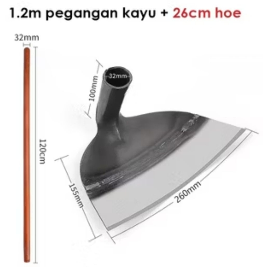 Jual ALAT GARUK RUMPUT LIAR GULMA BAHAN GERGRAJI SELENDANG 2 IN 1 ...