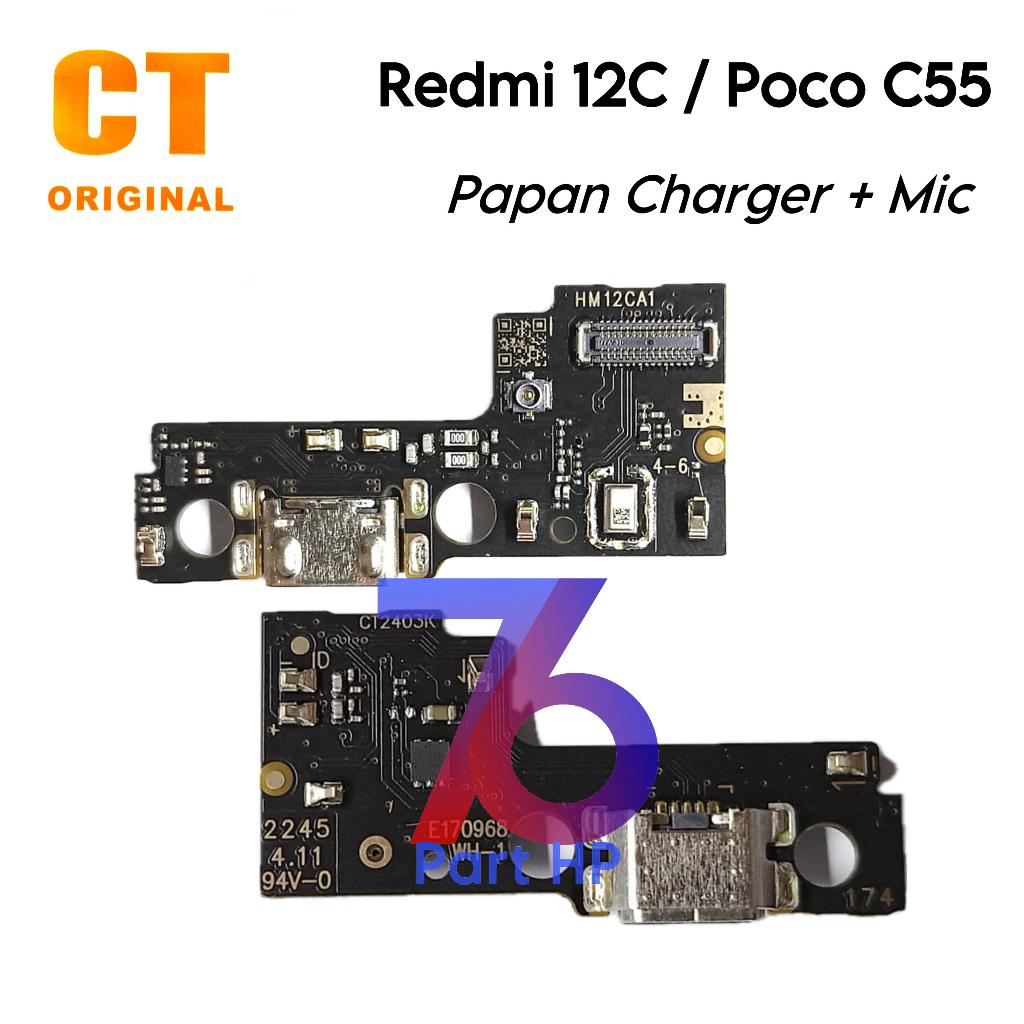 Jual Papan Konektor PCB Charger + Mic Redmi 12C / POCO C55 / 22120RN86G ...