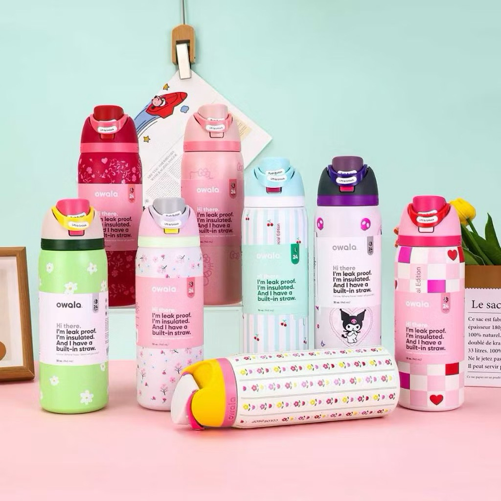 Jual Botol Minum Owala FreeSip™ 24oz / 32oz Insulated Stainless-Steel ...