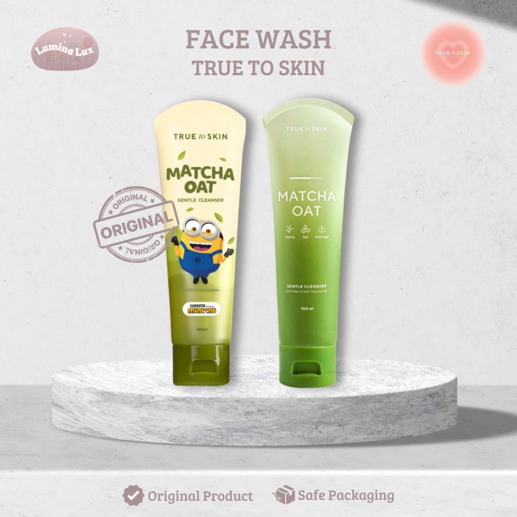 Jual [MINIONS EDITION] True to Skin Matcha Out Gentle Cleanser 100 ml ...
