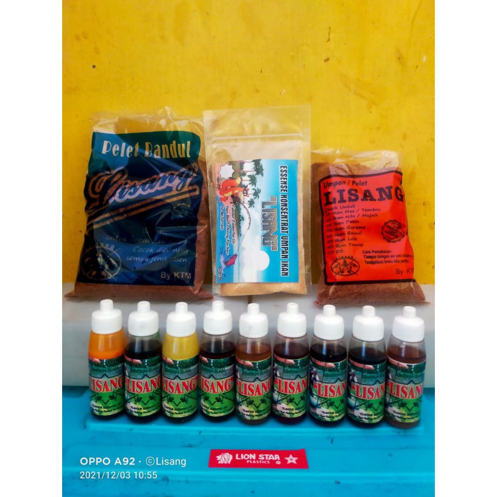 Jual ESSEN LISANG | NO 08 | UNTUK IKAN MAS | 30ML | Shopee Indonesia