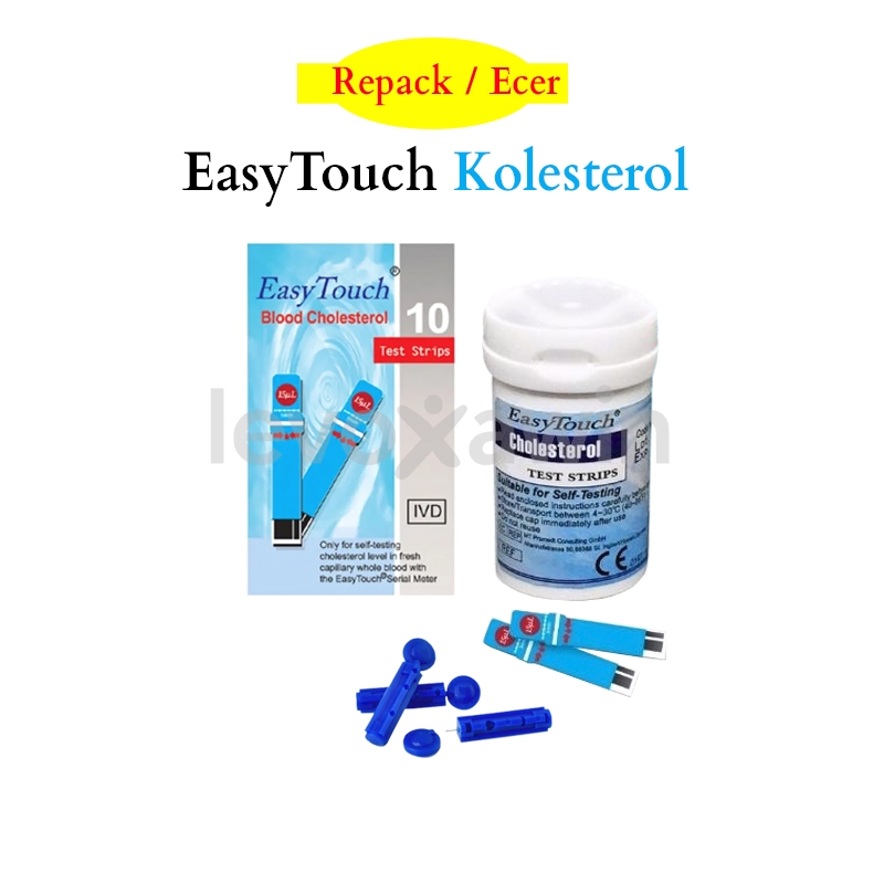 Jual Refil Easy Touch Kolesterol Strip Stick Stik Cholesterol Cek Tes ...