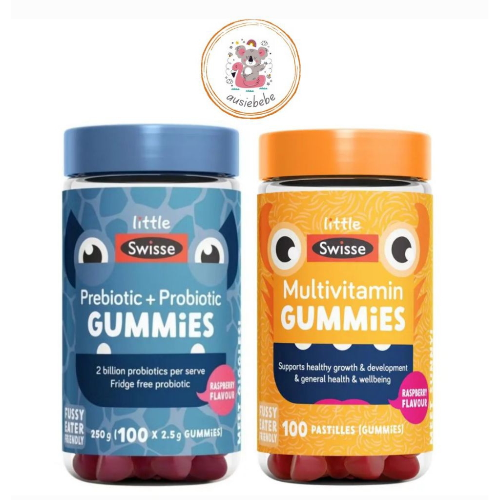 Jual Little Swisse Pre + Probiotic / Multivitamin Gummies | 100 Pack ...