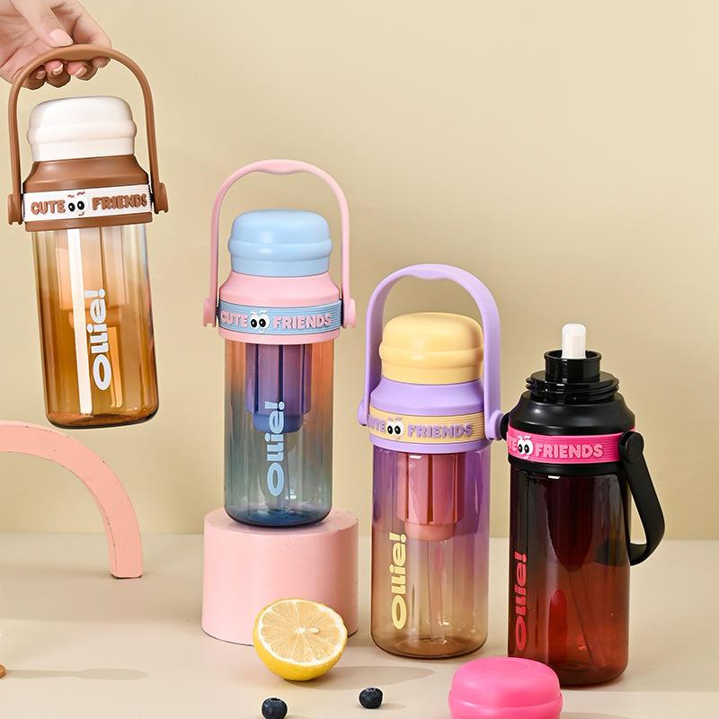 Jual ZD3350 Botol Air Minum Infused Gradasi Cute Friends 760ml / Kawaii ...