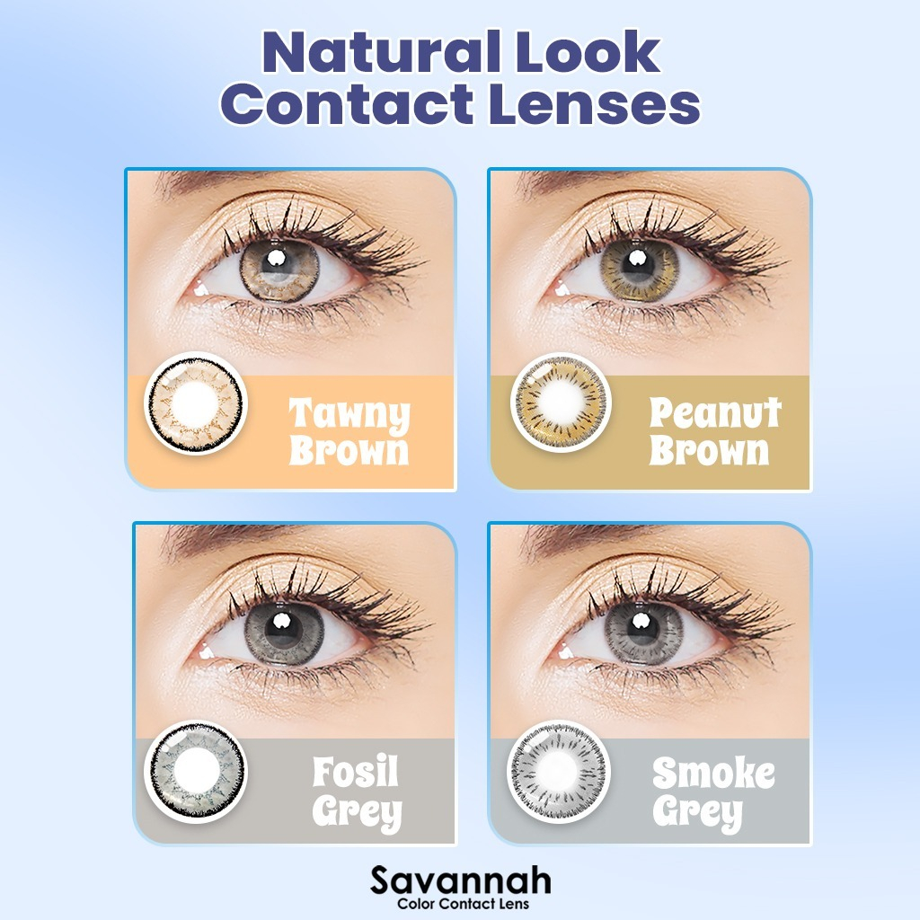 Jual Softlens Colors Savannah Normal/Minus DIA 15.00mm | Shopee Indonesia