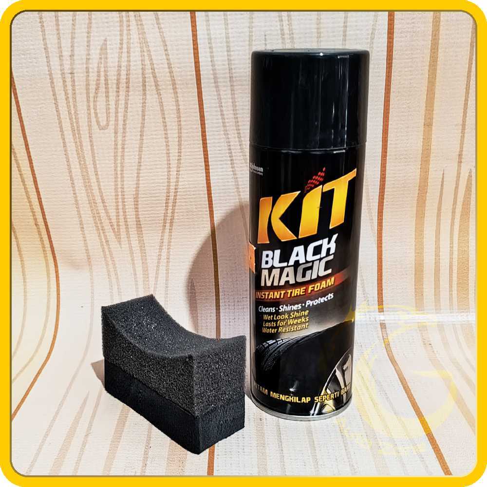 Jual Semir Ban Instant Tire Foam KIT BLACK MAGIC 360ml 10353bk | Shopee ...