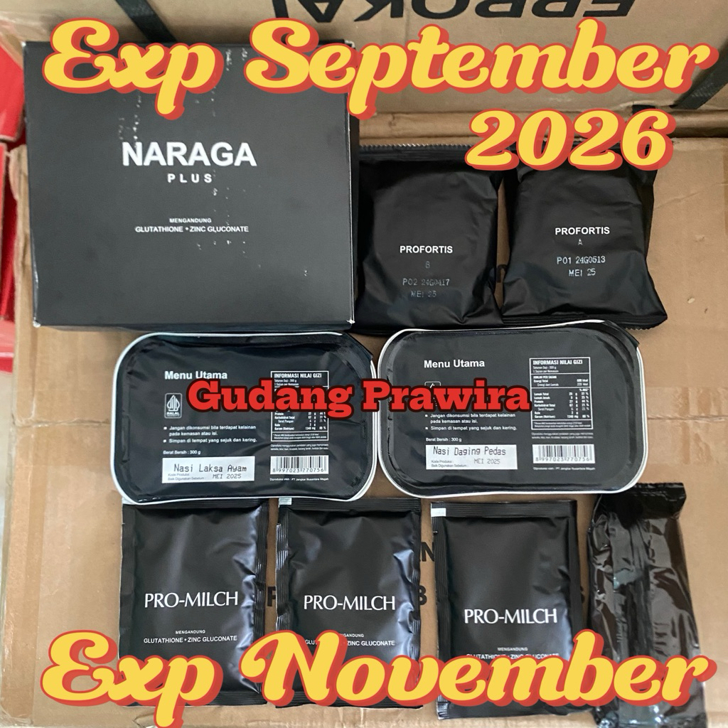 Jual Ransum TNI Naraga Plus Eprokal Plus Promilch MTP T2SP Profortis ...