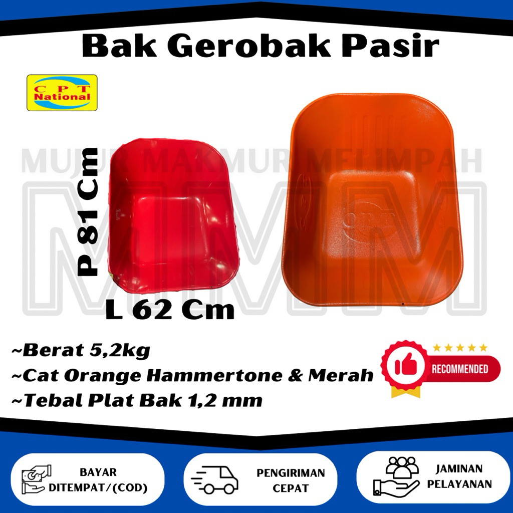 Jual Bak Gerobak Pasir / Gerobak Dorong / Gerobak Proyek / Gerobak ...