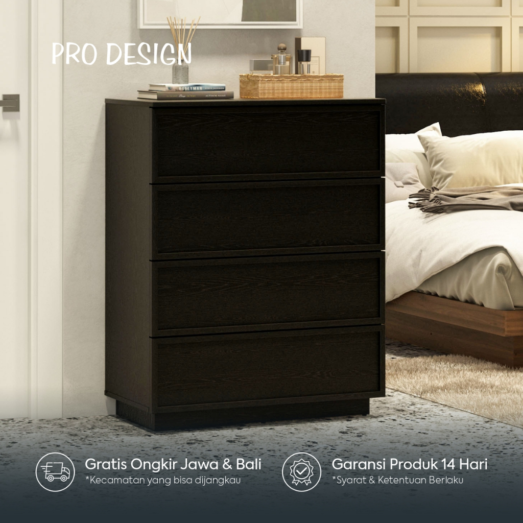Jual Pro Design Takayama CD4 Lemari Laci | Shopee Indonesia