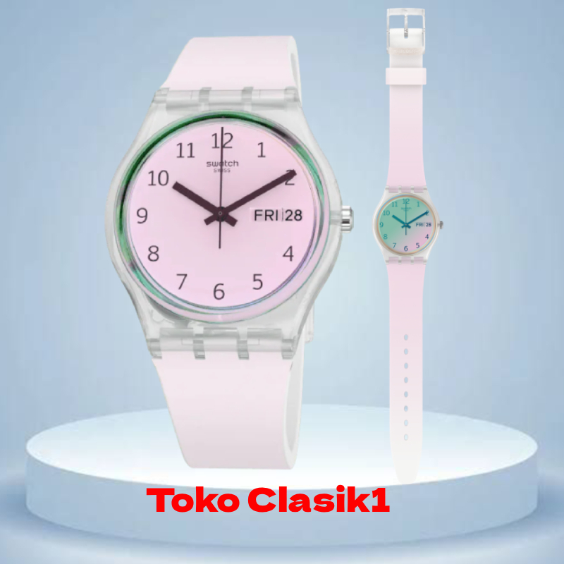 Jual Original 100%!! JAM TANGAN WANITA SWATCH GE714 ULTRAROSE Garansi ...