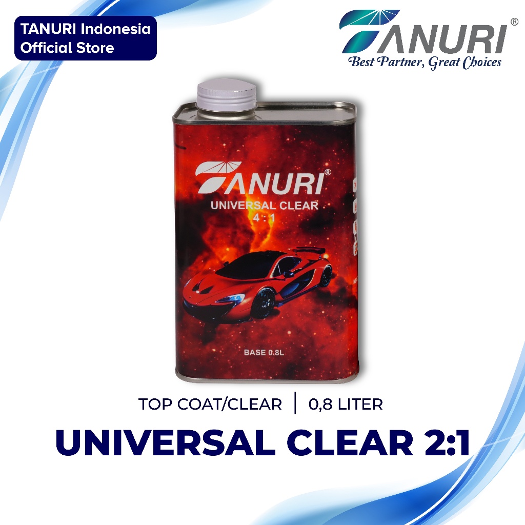 Jual TANURI Universal Clear 4:1 Clear Glossy Formula Cepat Kering ...