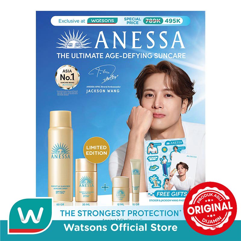 Jual Anessa Jackson Wang Exclusive Bundle | Shopee Indonesia