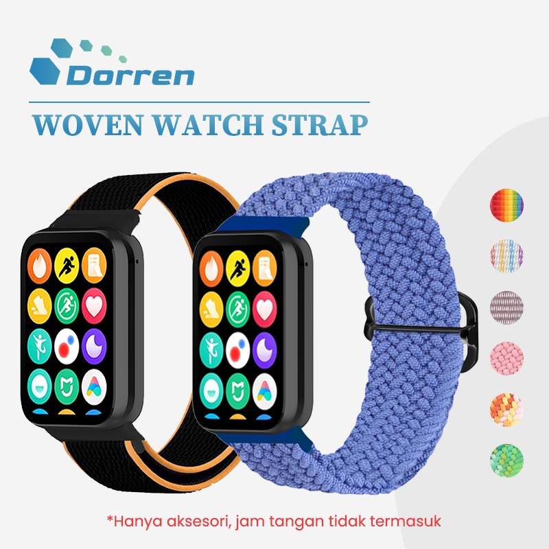 Jual Xiaomi Smart Band 8 & 9 Pro Nylon Strap Adjustable Wristband Redmi ...