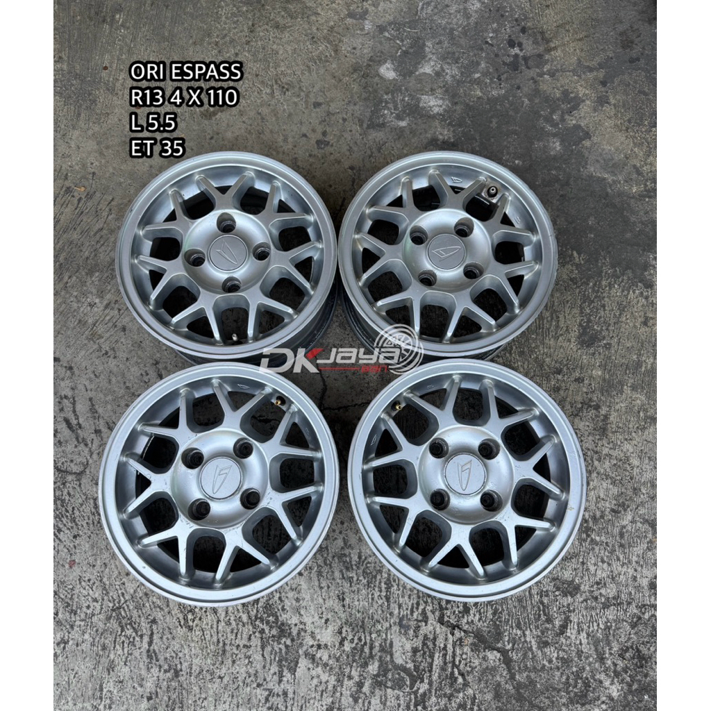 Jual VELG ORI DAIHATSU ESPASS / ZEBRA R13 4 X 110 (HARGA UNTUK 4PCS ...