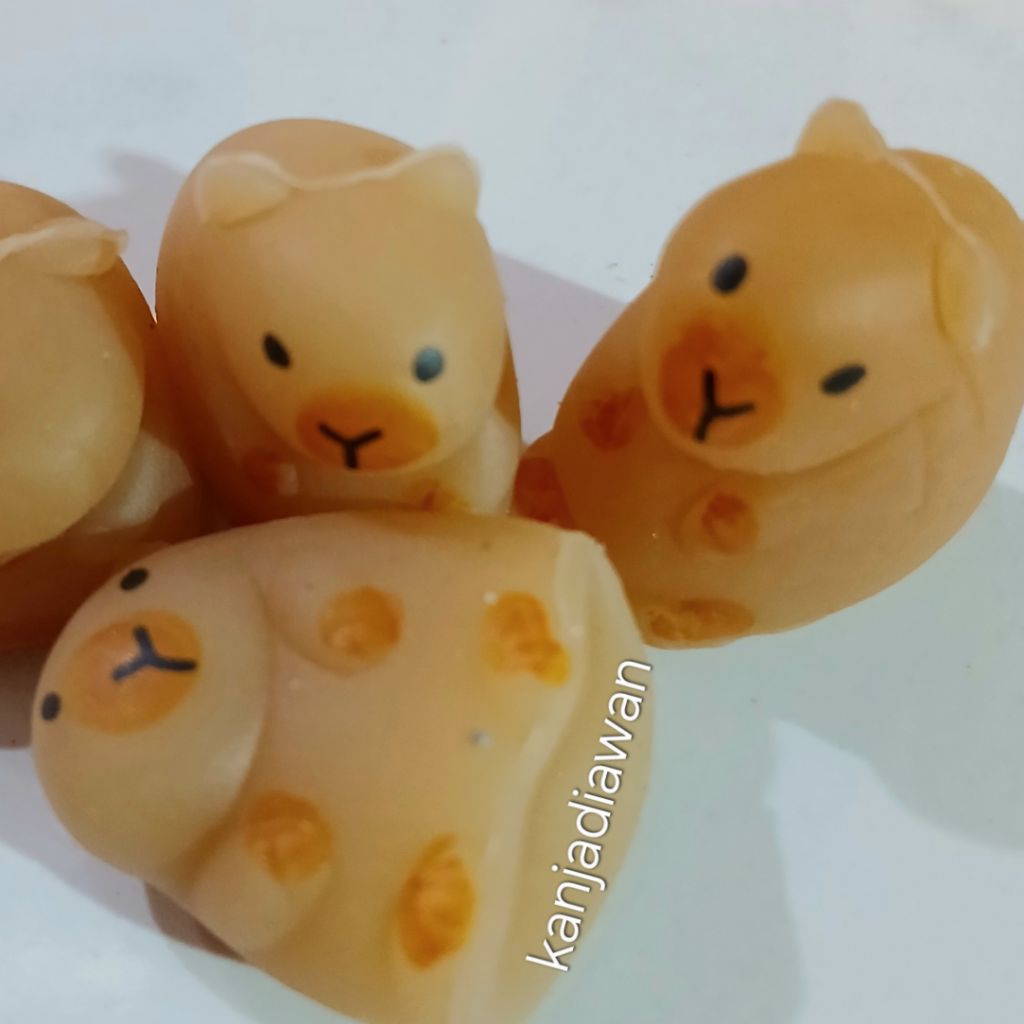 Jual Wiggly Cappybara Kenyal Capybara Jelly Squishy Mochi Stress Relief ...