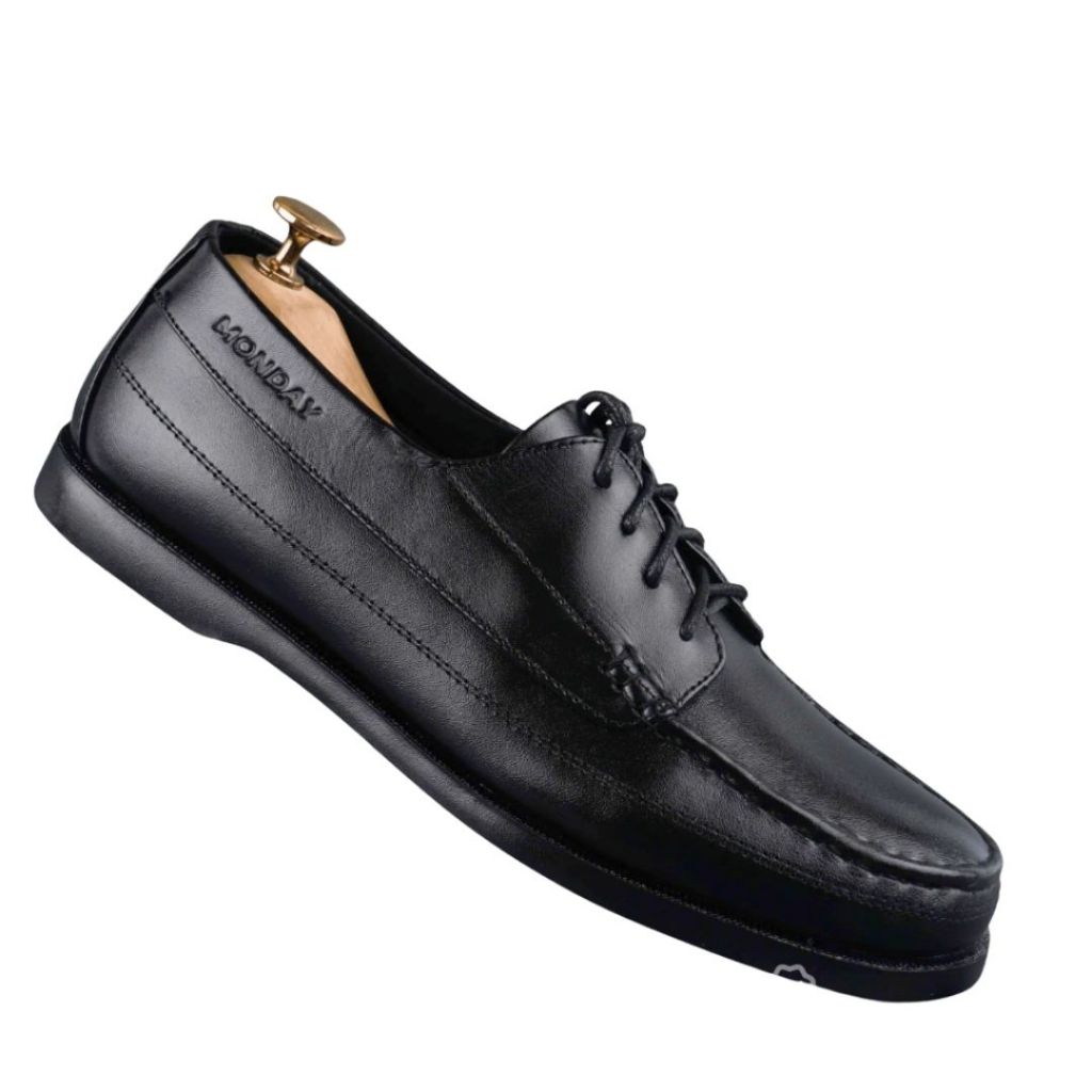 Jual MONDAY- Marco Black GL - Sepatu Pantofel Pria | Shopee Indonesia