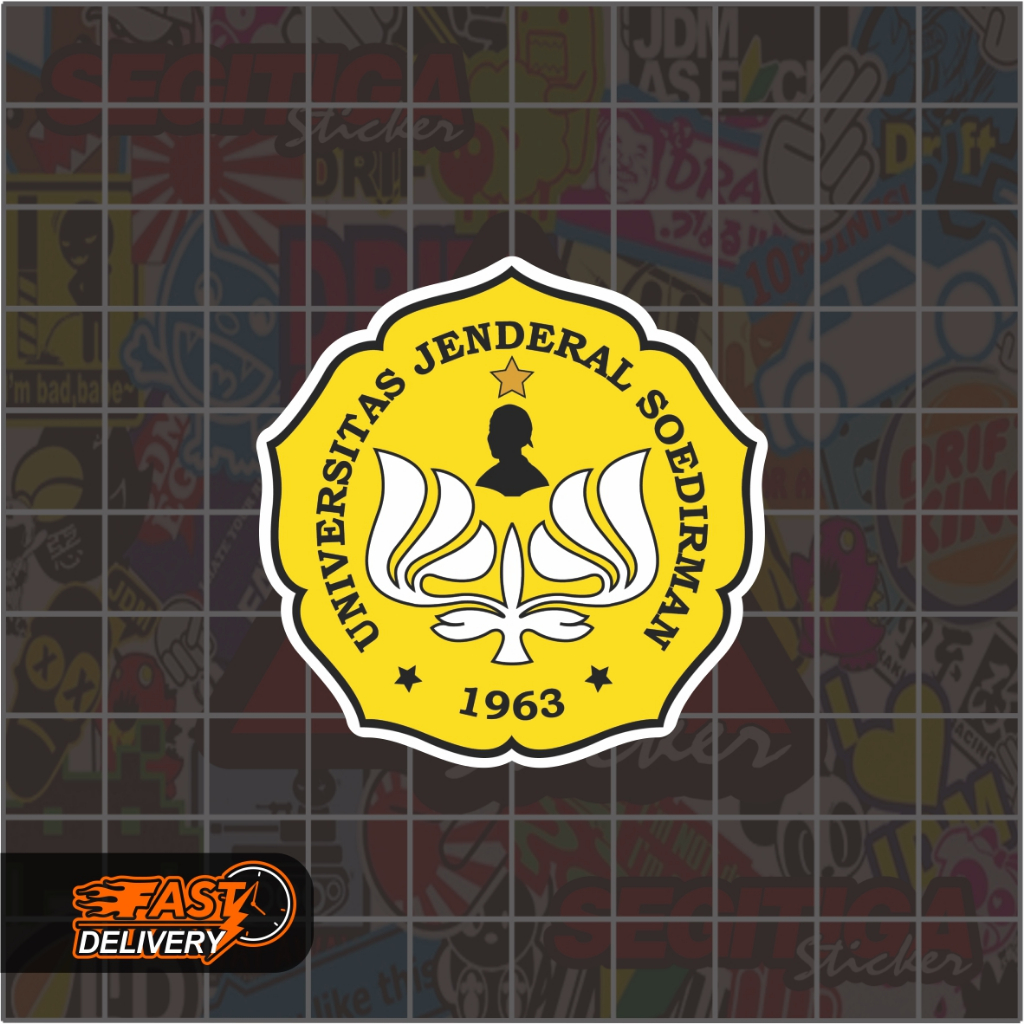 Jual Sticker Universitas Unsoed Jenderal Soedirman Ukuran 5 x 5 Cm ...