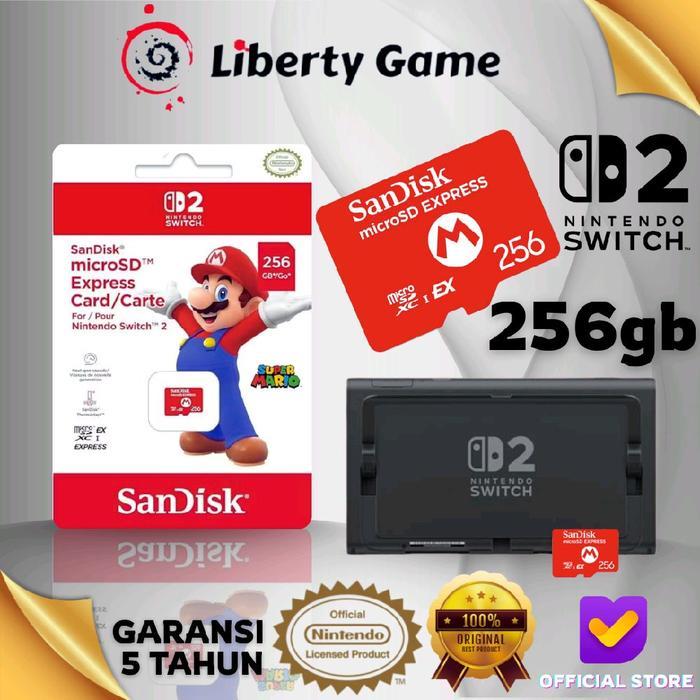 Jual Sandisk 256gb MicroSD Express Mario Edition / Microsd / SD CARD ...