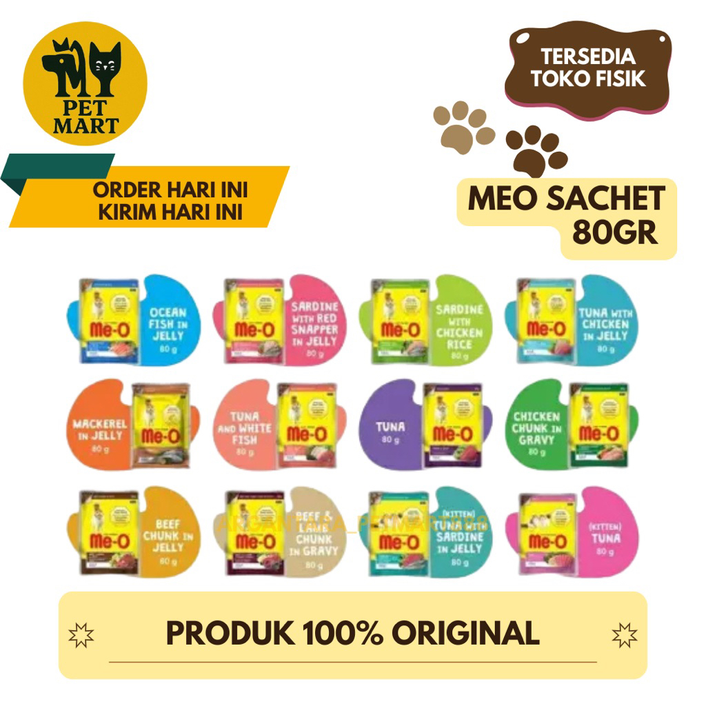 Jual Meo sachet Makanan Basah Kucing | Shopee Indonesia