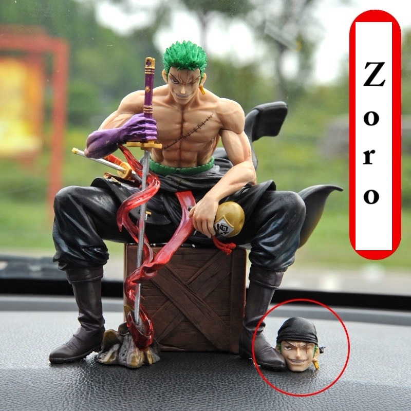 Jual [ Foto Asli ] Action Figure One Piece Evil Studio Roronoa Zoro ...