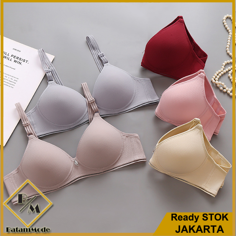 Jual BATAMMODE Bra Wanita Jumbo Busa Tipis Sexy Tanpa Kawat Bh Push Up ...