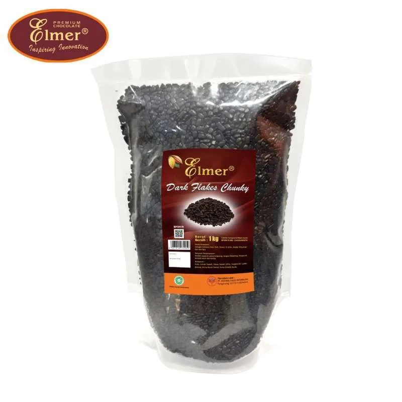 Jual Elmer Dark Chocolate Flakes Chunky 250gr / 500gr / 1kg | Shopee ...