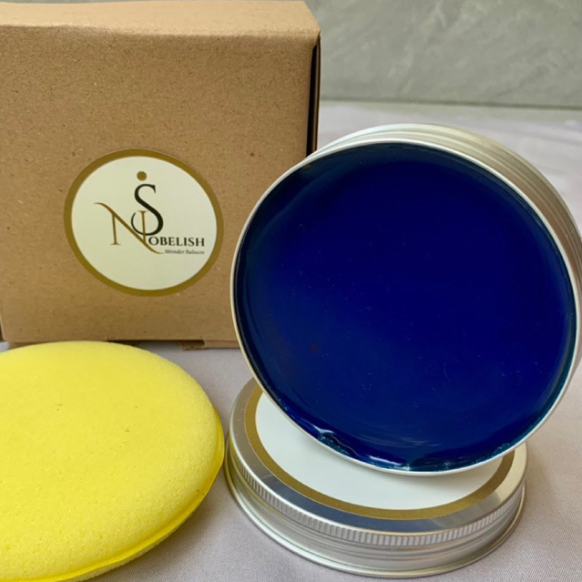 Jual semir sepatu/wonder balsam/leather care/semir/biru 100gr untuk ...