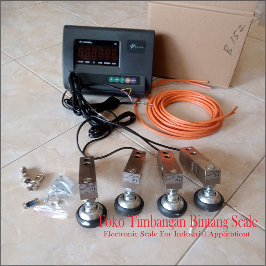 Jual kit Load Cell Timbangan sapi 1 sett komplit / Elektrical komplit ...