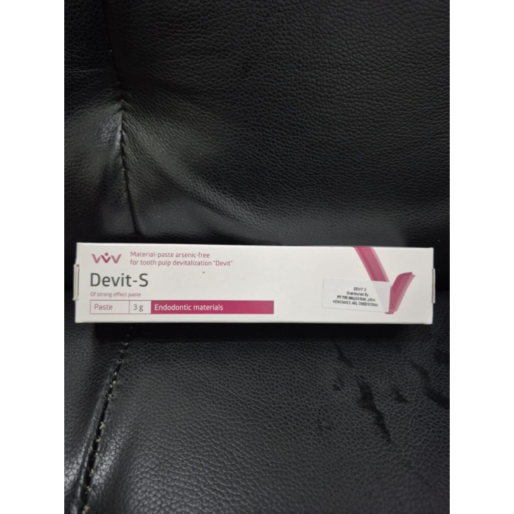 Jual Devit S Devitalisasi Pulpa Non Arsen Dental Material paste Pulp Devitalization Expired date ...