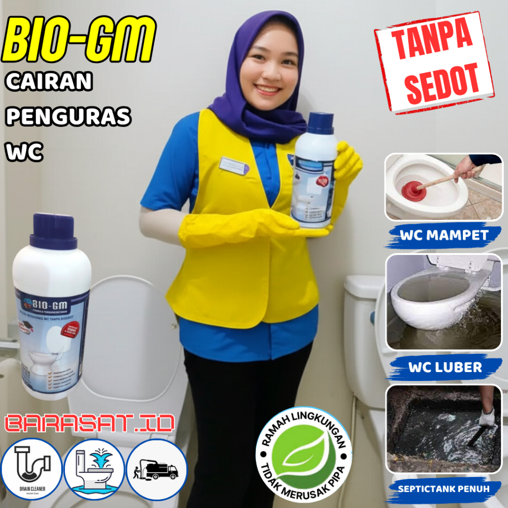 Jual Pembersih WC Mampet Tumpat Penguras Septictank Tanpa sedot Bio Gm ...