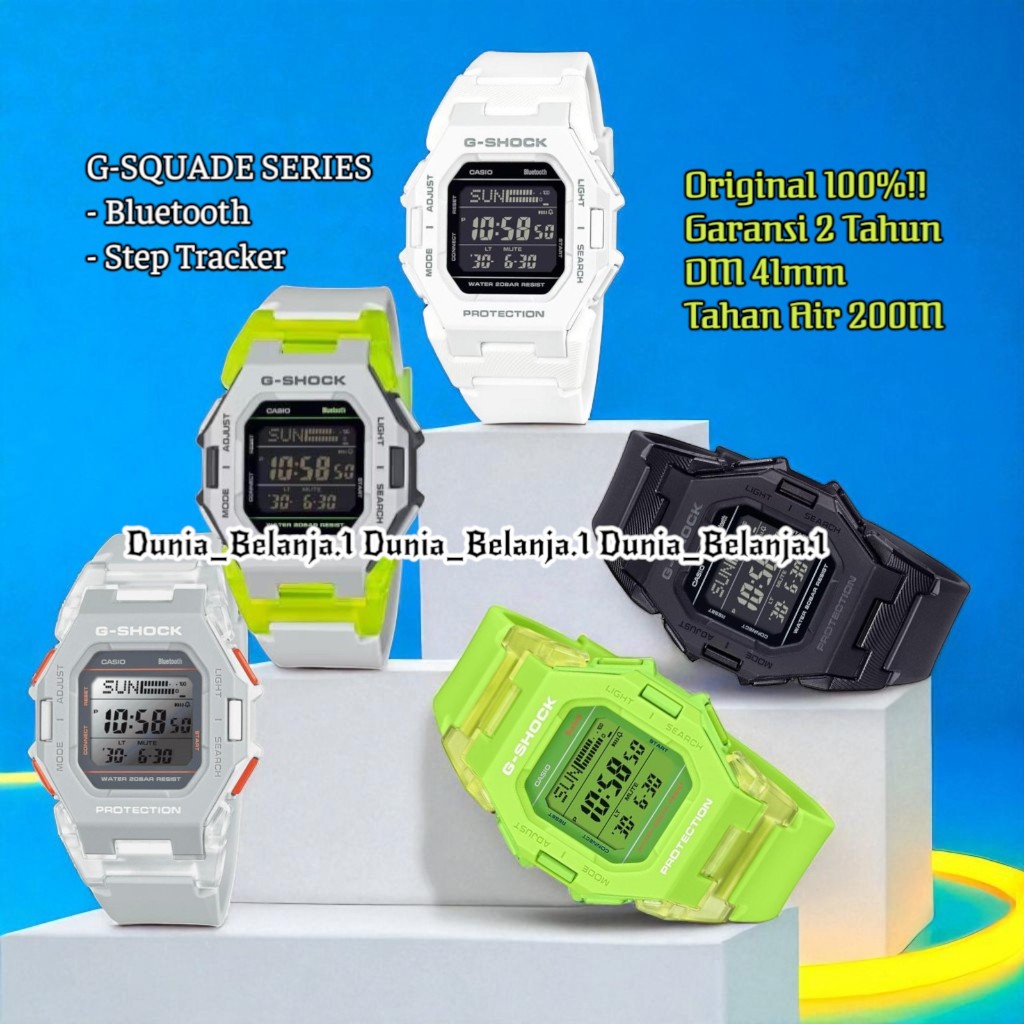 Jual Original 100%!! Jam Tangan Pria Casio G-SHOCK GD-B500 Series Step tracker Bluetooth Garansi ...