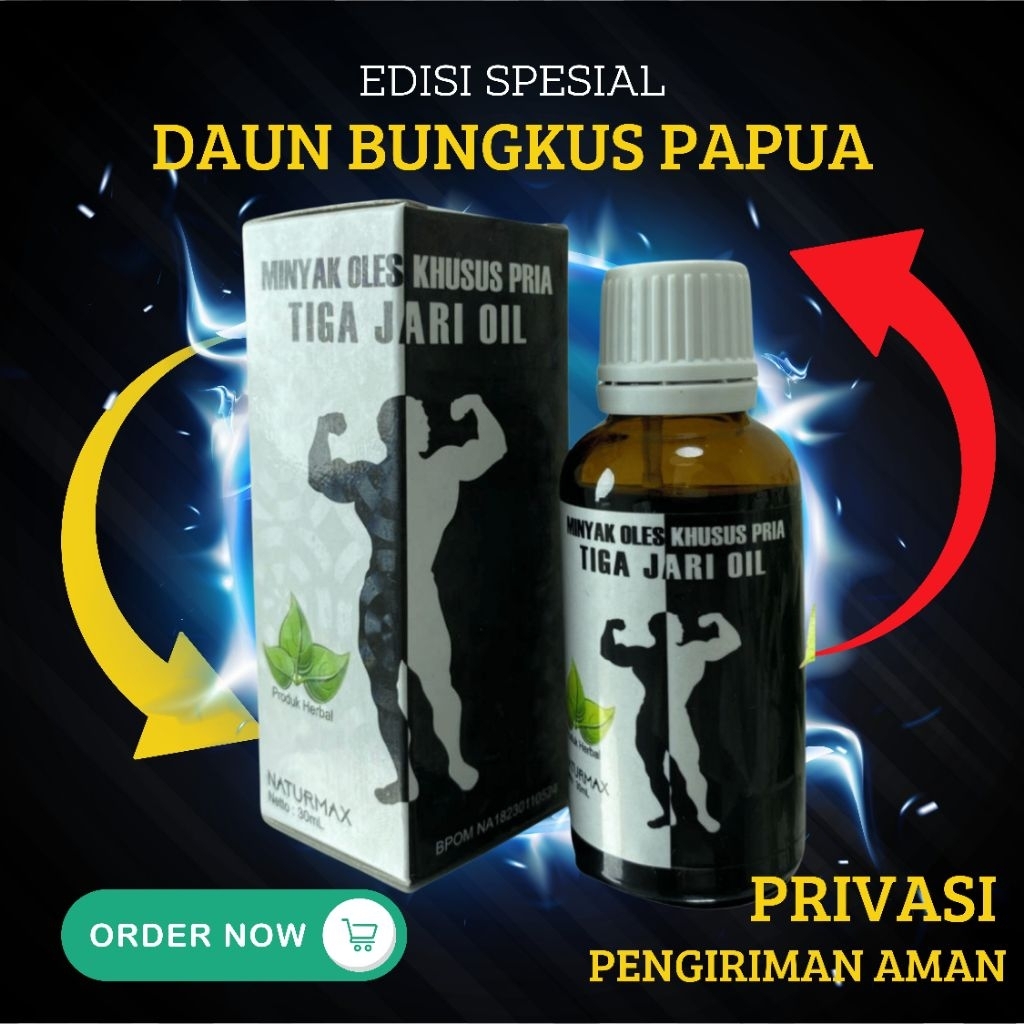 Jual minyak oles herbal Dau bungkus tiga jari 100% original -kuat tahan ...