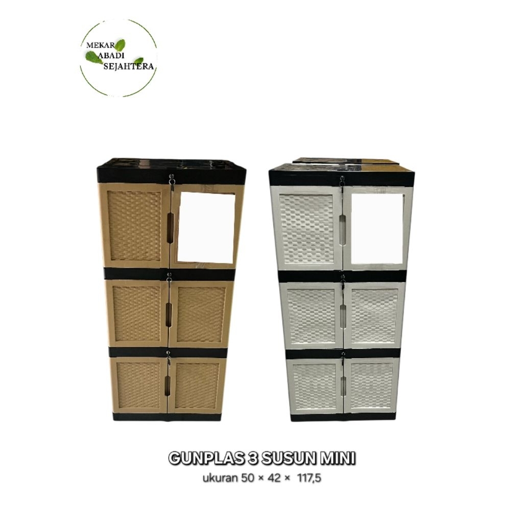 Jual GUNPLAS, LEMARI PAKAIAN 3 SUSUN MINI | Shopee Indonesia