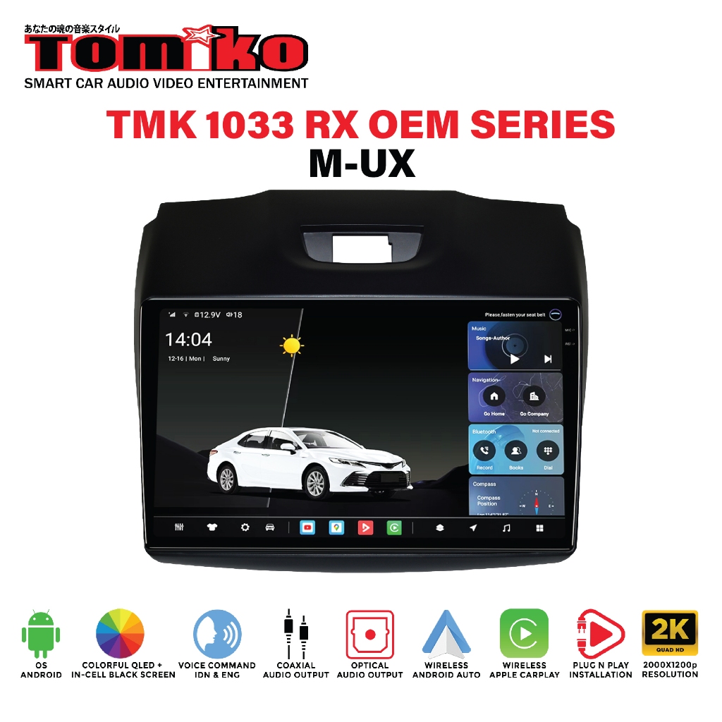 Jual Tomiko - headunit android tmk 1033 rx oem for MUX | Shopee Indonesia