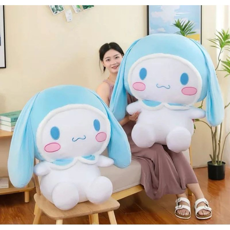 Jual Mainan Boneka Cinnamoroll Snow Jumbo bahan plush lembut ...