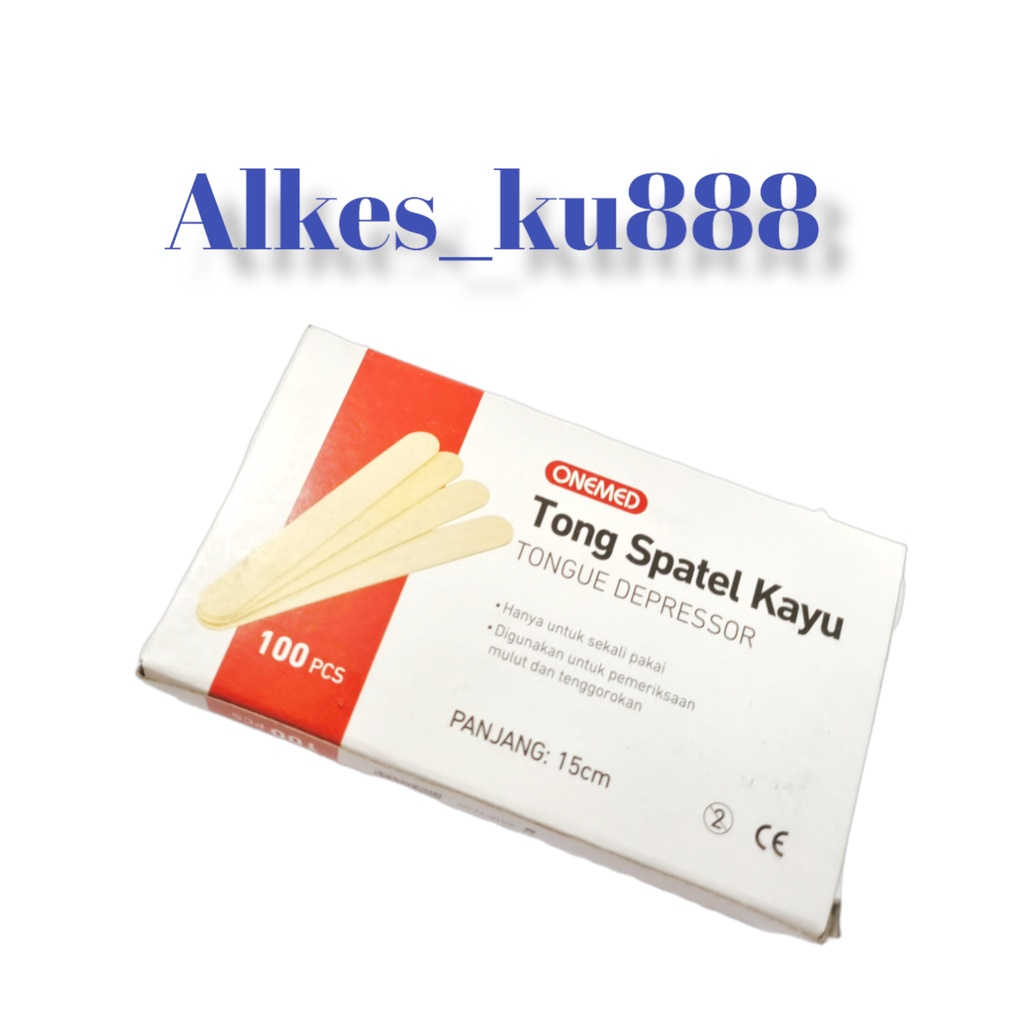 Jual TONGUE SPATEL KAYU ONEMED [ISI 100]/BOX | Shopee Indonesia