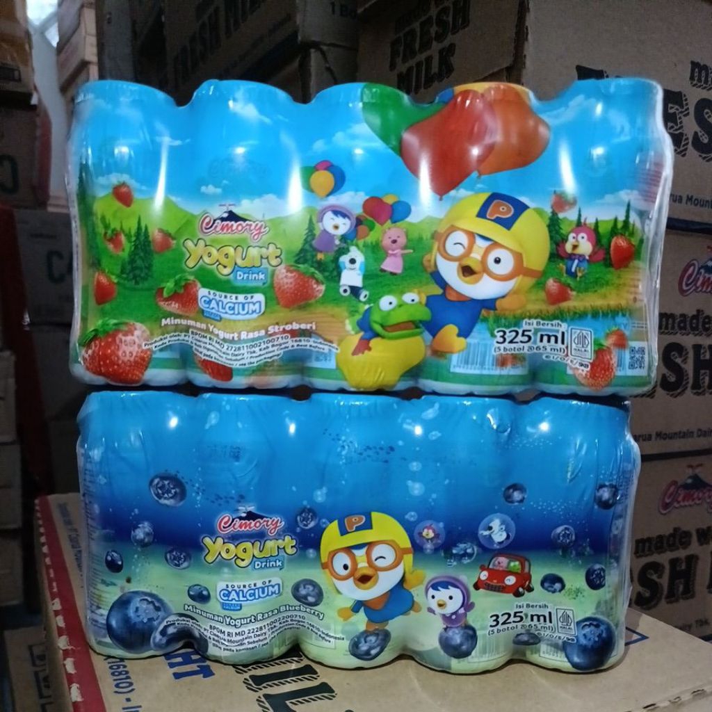 Jual Cimory tayo mini yogurt drink 65ml 1 pack isi 5 bisa ekspedisi reguler | Shopee Indonesia