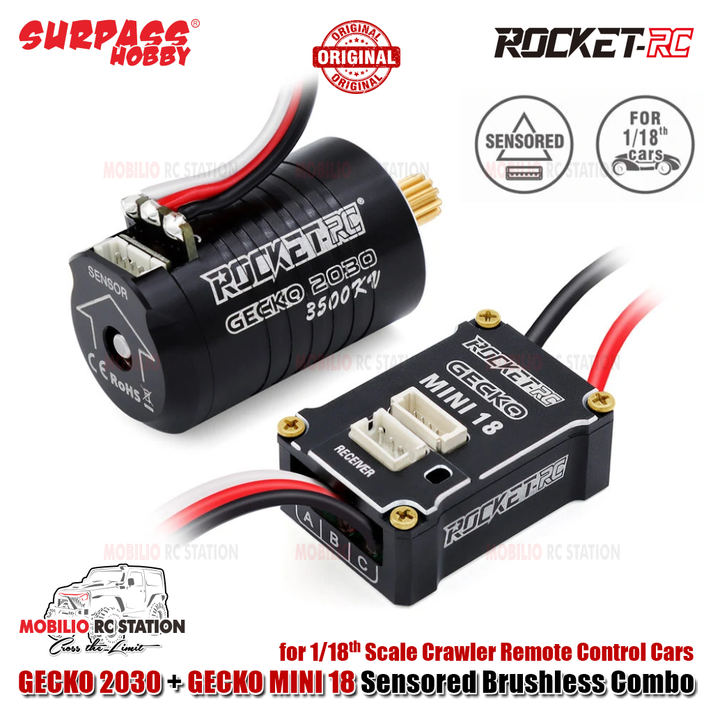 Jual Surpass Hobby Rocket-RC GECKO 2030 & GECKO MINI 18 Sensored ...