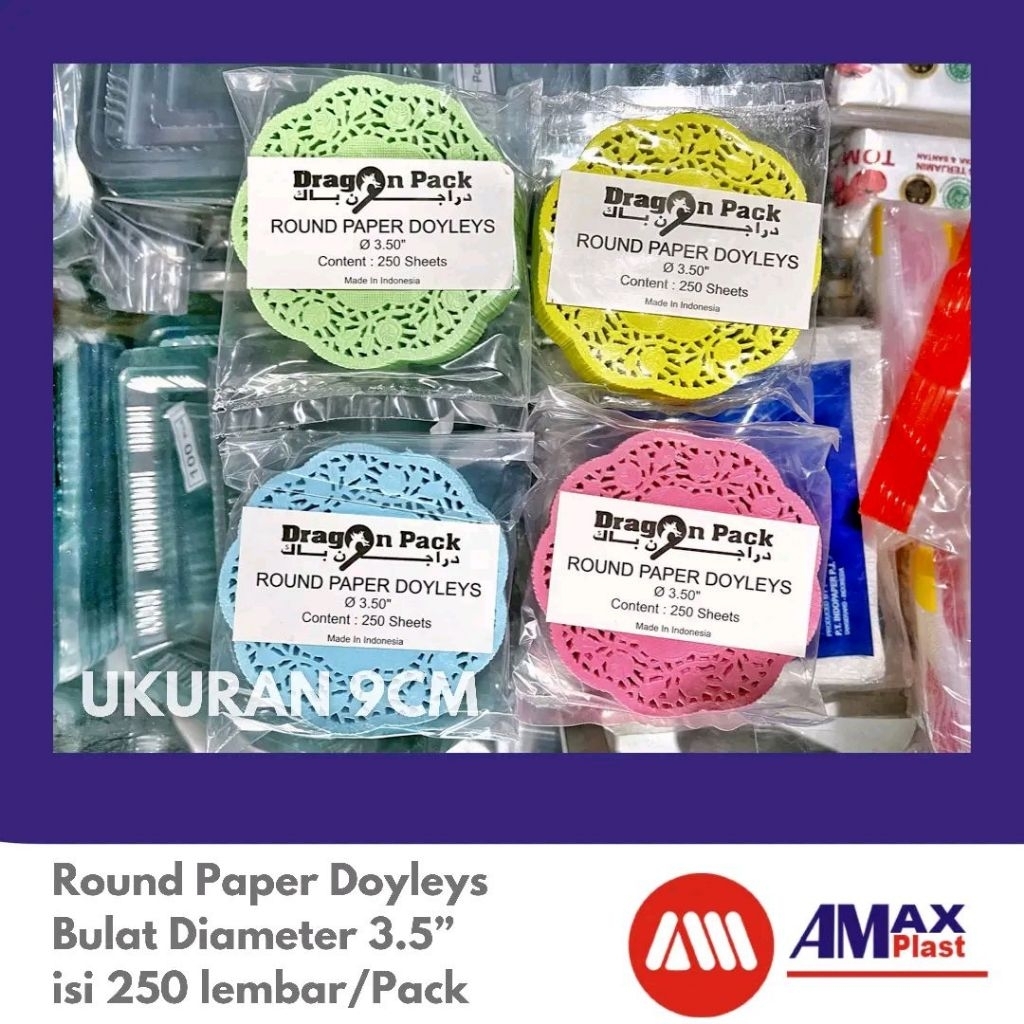 Jual Kertas Doilies doyleys Alas Renda Bulat Kue Kering Nastar Warna ...