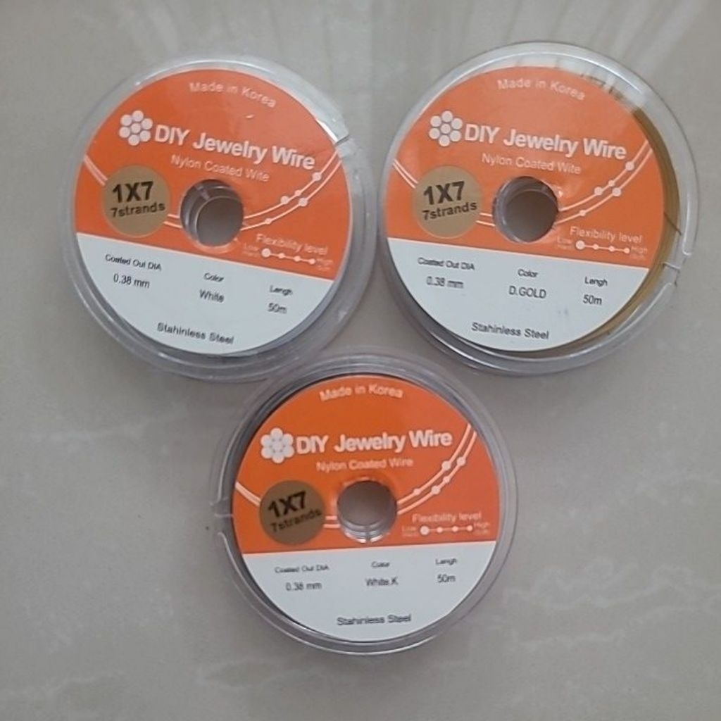 Jual string cable korea ukuran0.38 stailess steel | Shopee Indonesia